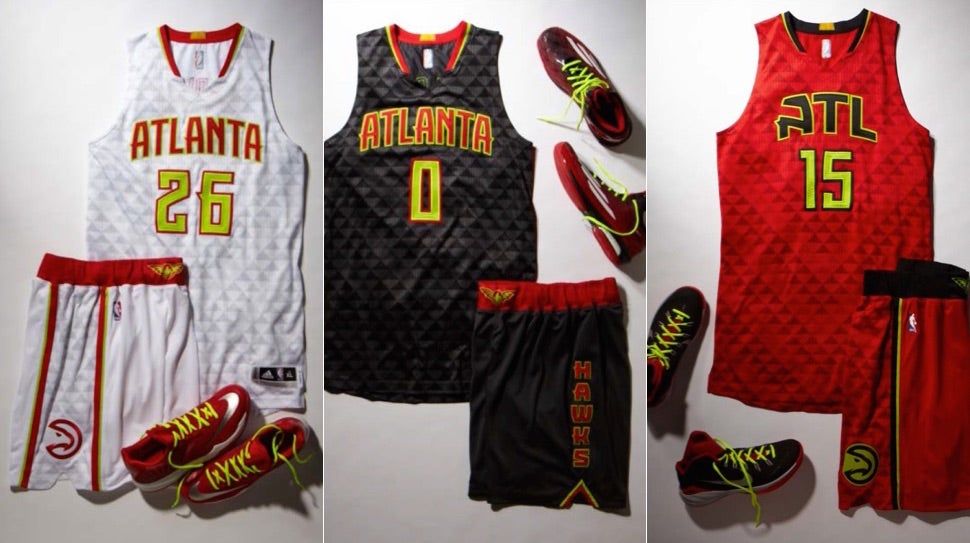 Deadspin | Hawks Unveil New Neon Uniforms