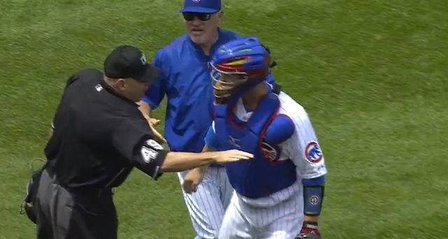 Deadspin | Angry Umpire Demands That Jon Lester Fight Him