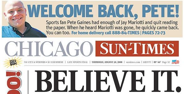 Deadspin | The Chicago Sun-Times Won't Even Attempt To Contain Its ...