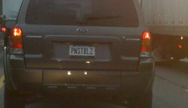 Deadspin | Mysterious License Plate Probably Says "Penis Trolls"