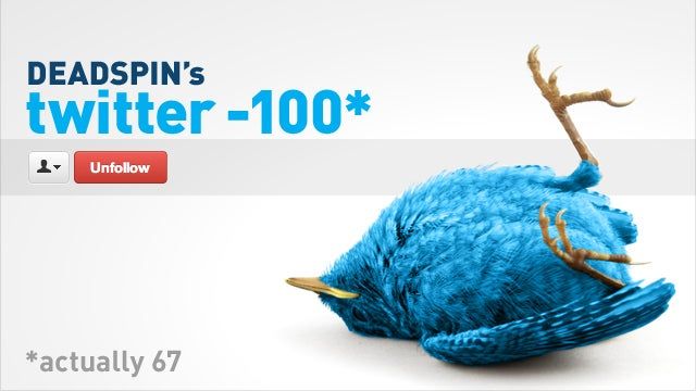 Deadspin | The Deadspin Twitter -100*: The 67 Worst Accounts In Sports