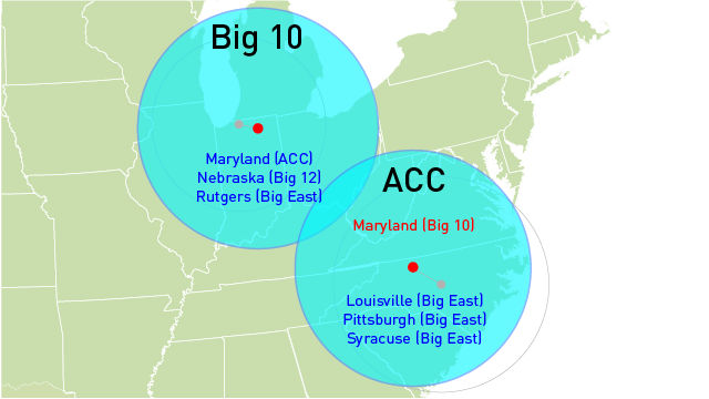 Deadspin | The Big Ten Is On The Move: Updating Our Conference ...