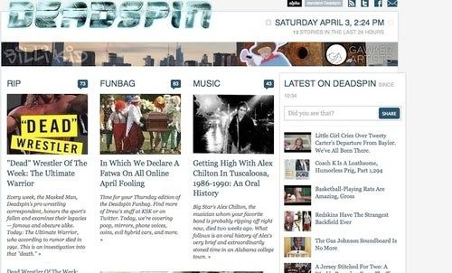 Deadspin | Look At All The Pretty Pictures: The iPad-Friendly Deadspin