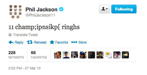 Deadspin | Phil Jackson's Typo-Riddled Tweet, The Most Heartwarming And ...