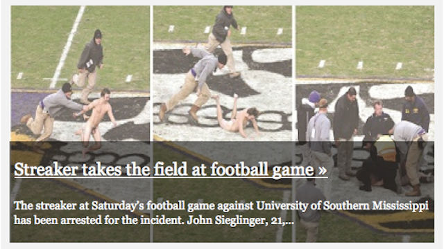 Deadspin | East Carolina University Will Not Abide Dong On Front Page ...