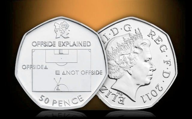 Deadspin | U.K.'s Royal Mint Releases Coin Explaining The Offside Rule