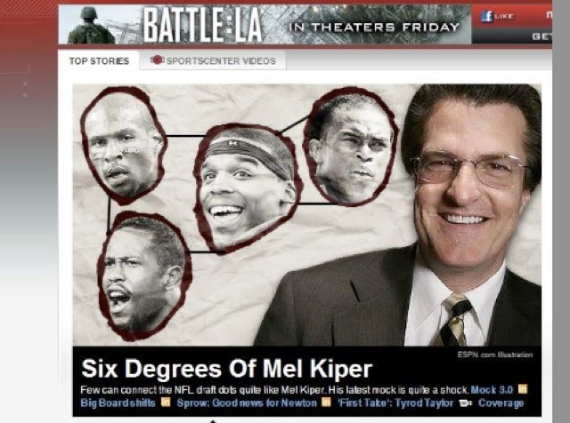 Deadspin | A Four-Headed Dong Finally Targets Mel Kiper's Dome