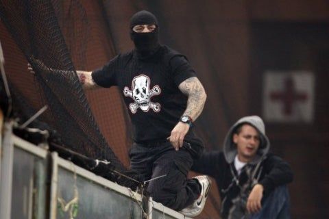 Deadspin | Police Find Serbia’s Infamous Masked Hooligan Hiding In Bus ...