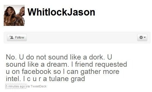 Deadspin | Jason Whitlock Apparently Getting His Becky On, Via Twitter
