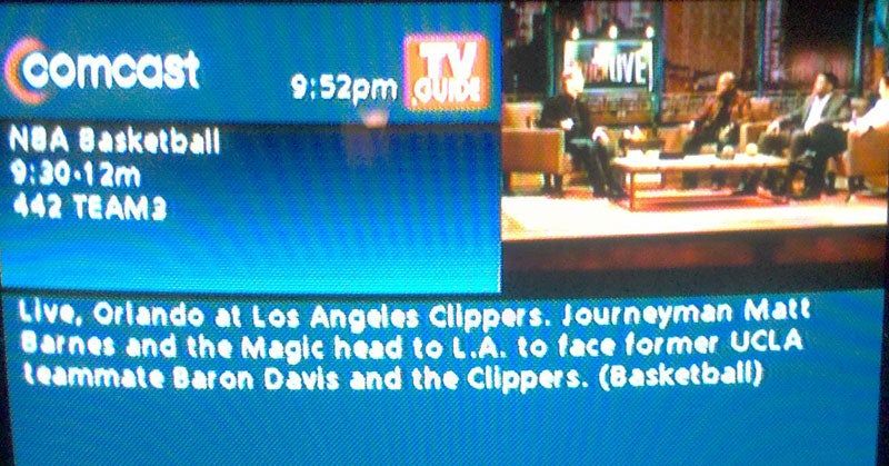 Deadspin | Comcast Writers Not Even Trying Anymore