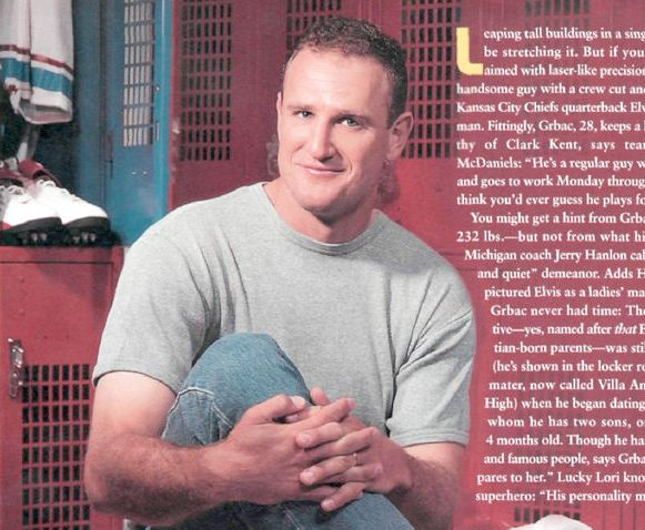 Deadspin | The Sad, Hilarious Tale Of Elvis Grbac, 1998's "Sexiest ...