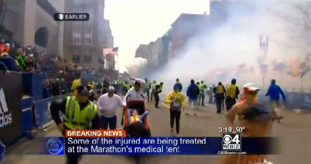 Deadspin | Here's Video Of The Moment The Boston Marathon Bombs Exploded