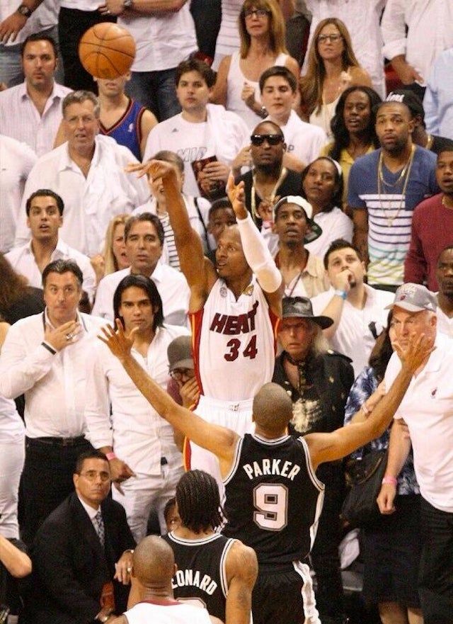 Deadspin | Ray Allen's Shot, Captured In Photos