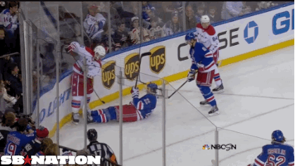 Deadspin | Martin Erat Rams His Stick Into Brian Boyle's Balls