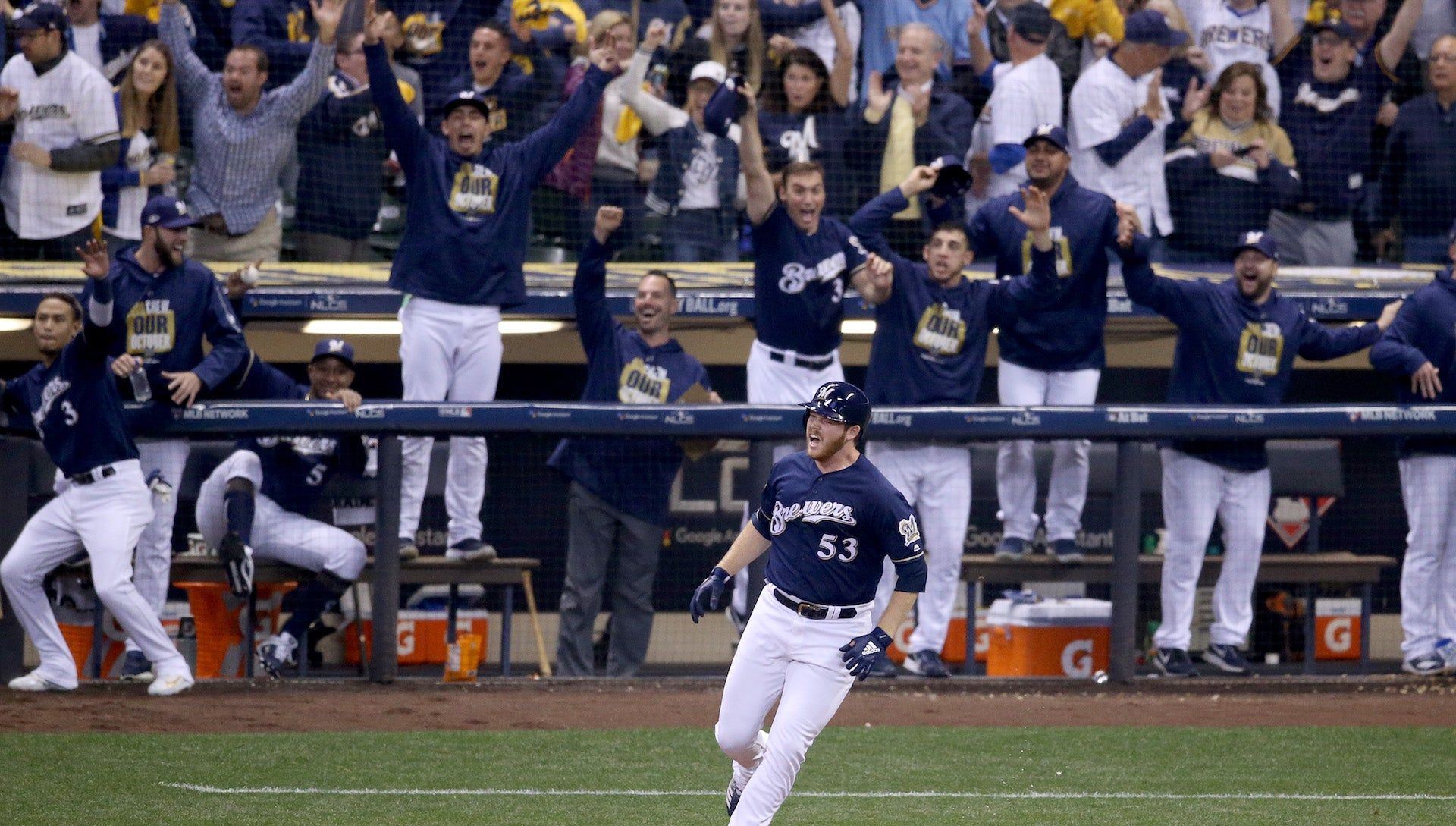 Deadspin | Brewers Reliever Brandon Woodruff Bonked A Huge Dinger Off ...