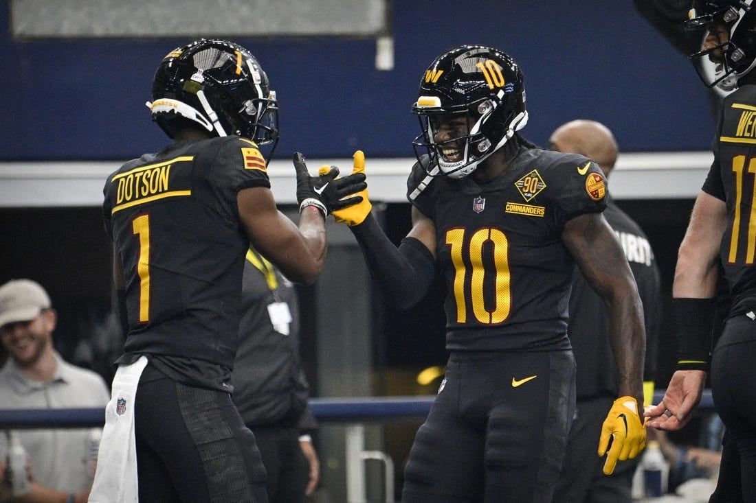 Deadspin | Commanders WRs Jahan Dotson, Curtis Samuel to play vs. Bears