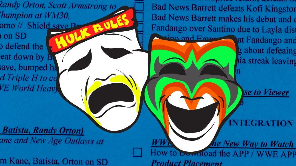 Deadspin | This Is What A WWE Raw Script Looks Like