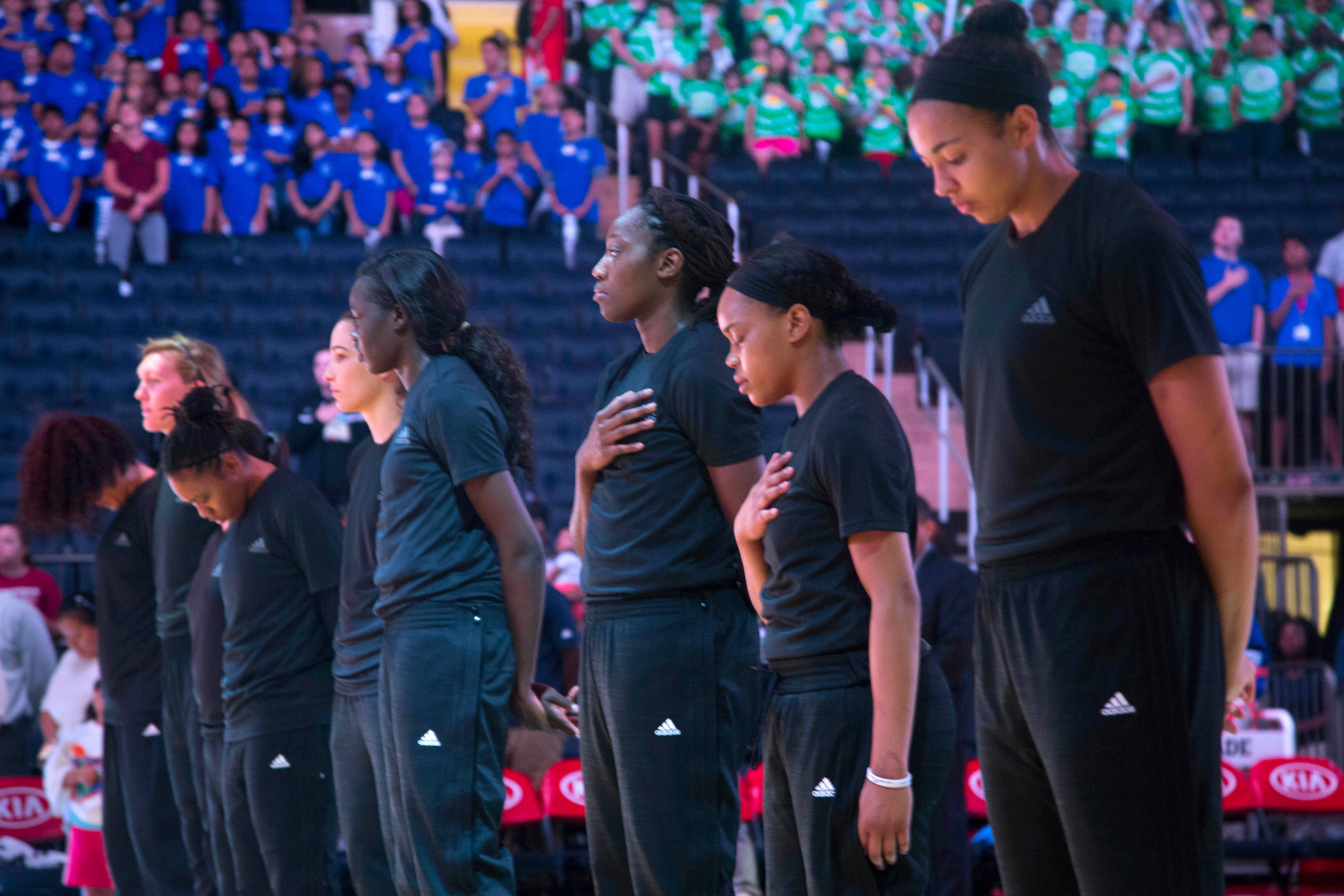 Deadspin | WNBA Players Continue Protests Despite Fines, Stage Media ...