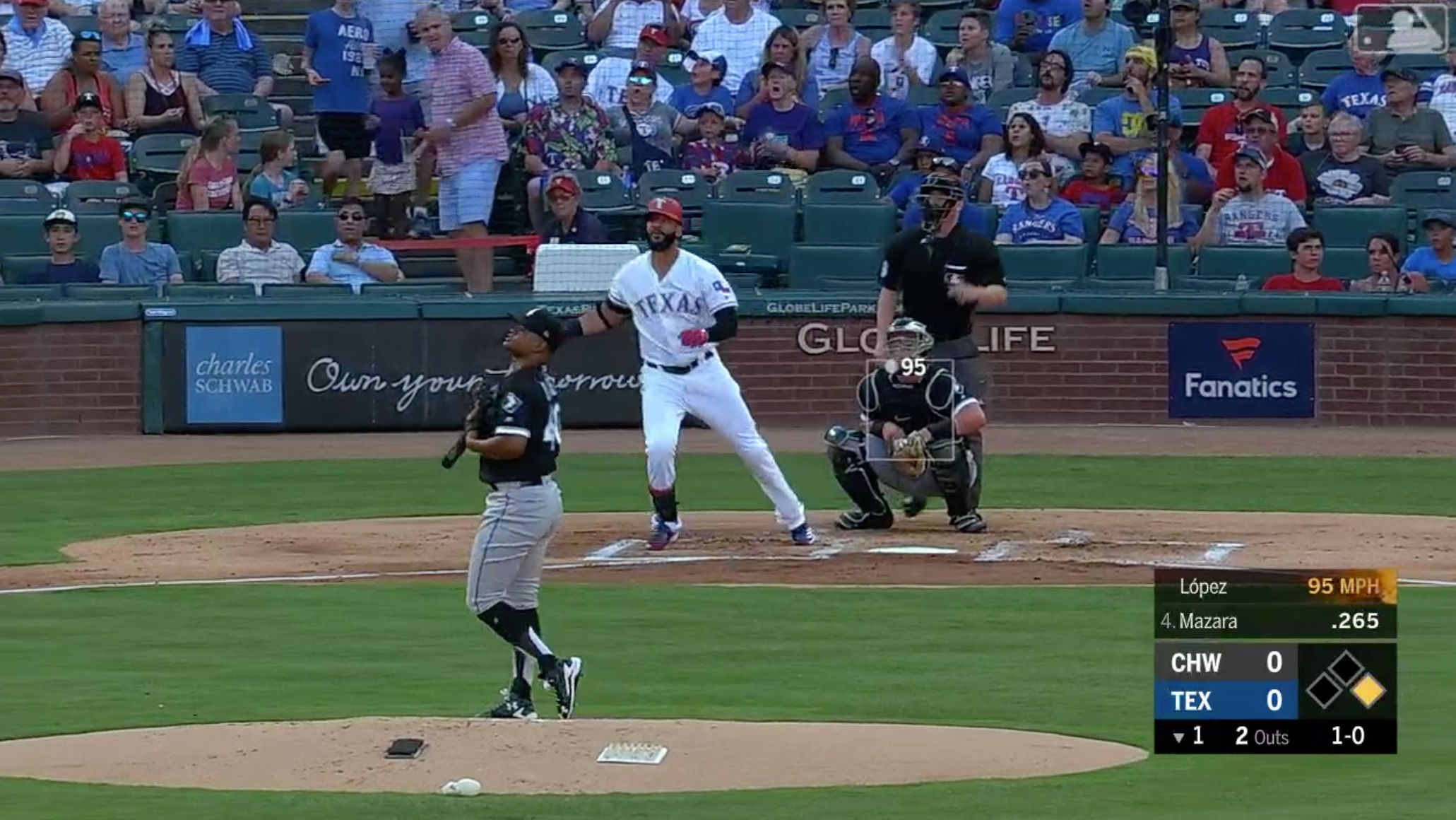 Deadspin | Nomar Mazara Broke His Own Home Run Record With A 505-Foot Bomb