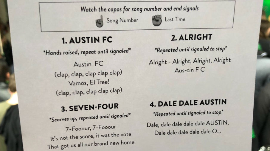 Deadspin | Every Austin FC Chant Is Lame As Hell Except For The One ...