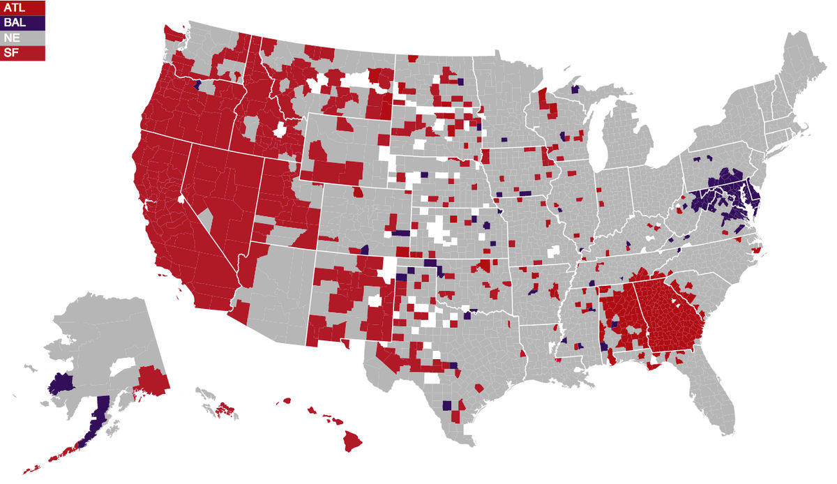 Deadspin | Facebook Data Provide The Most Accurate NFL Fandom Map Ever ...