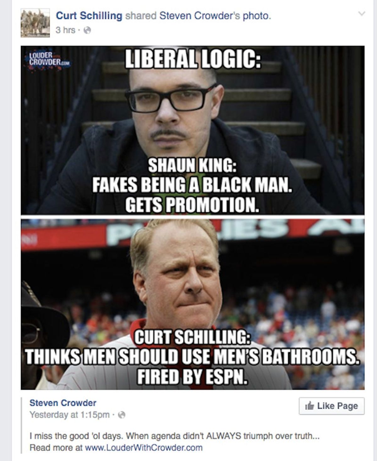 Deadspin | Six More Memes That I Swear Curt Schilling Shared To His ...