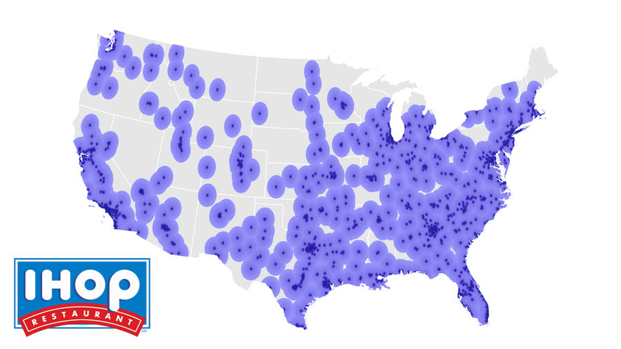 Deadspin Map Do You Live In IHOP America Or Waffle House America