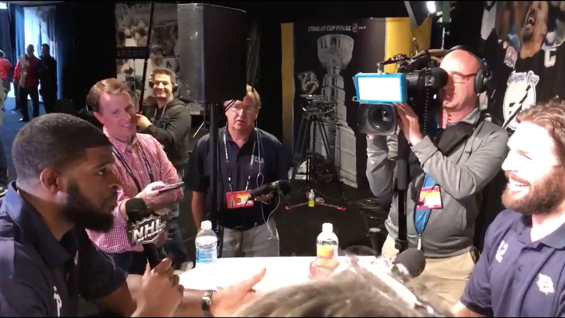 Deadspin | P.K. Subban Plays Reporter At Media Day, Continues To Be A ...