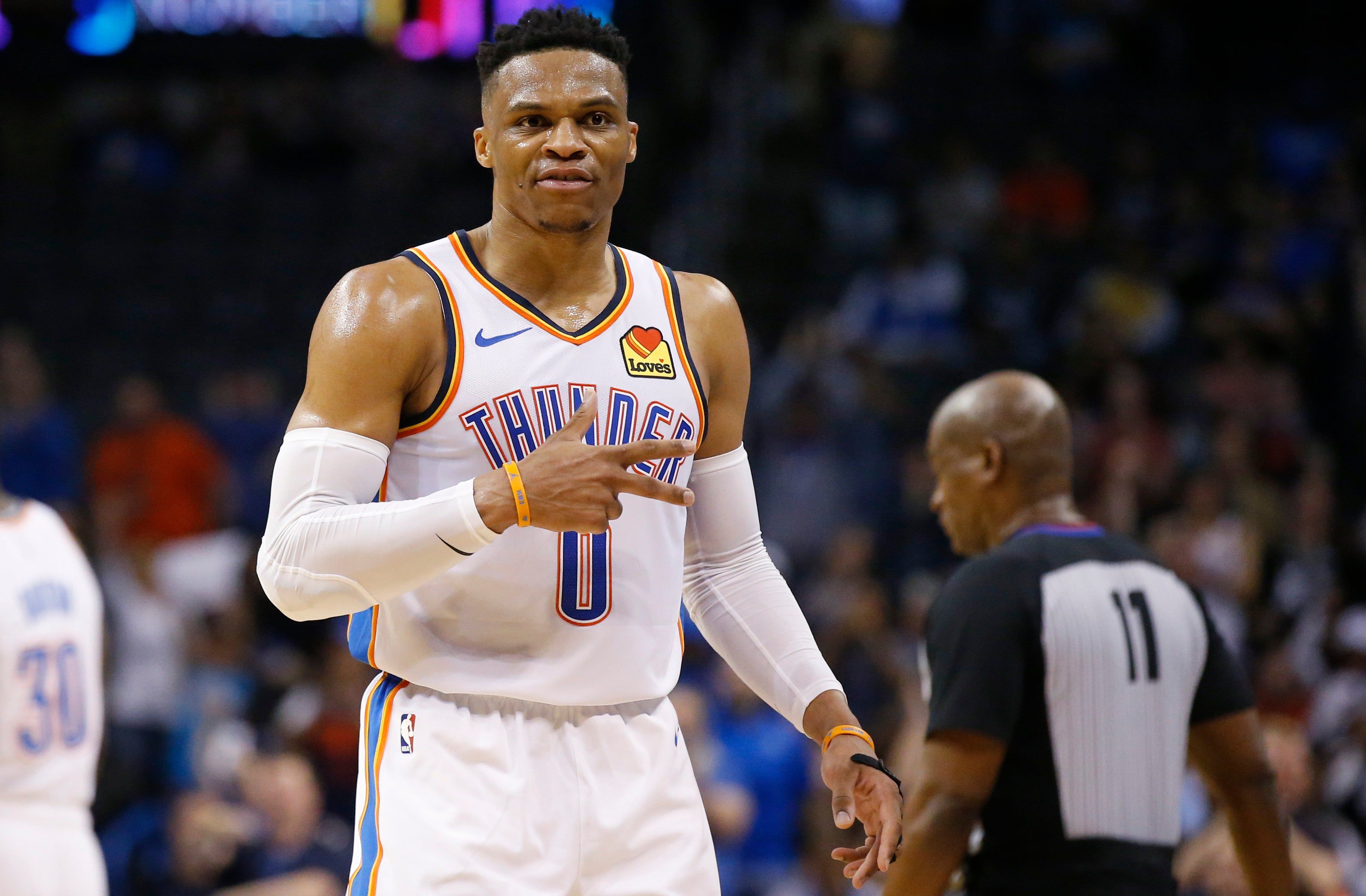 Deadspin | Russell Westbrook Dedicates Historic 20-20-20 Triple-Double ...