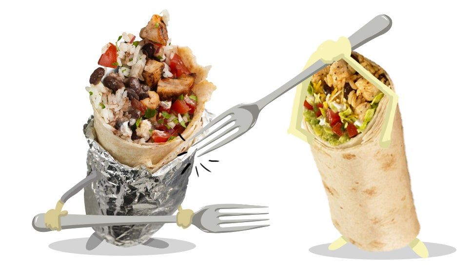Deadspin | Burrito Smackdown: Chipotle Vs. Qdoba